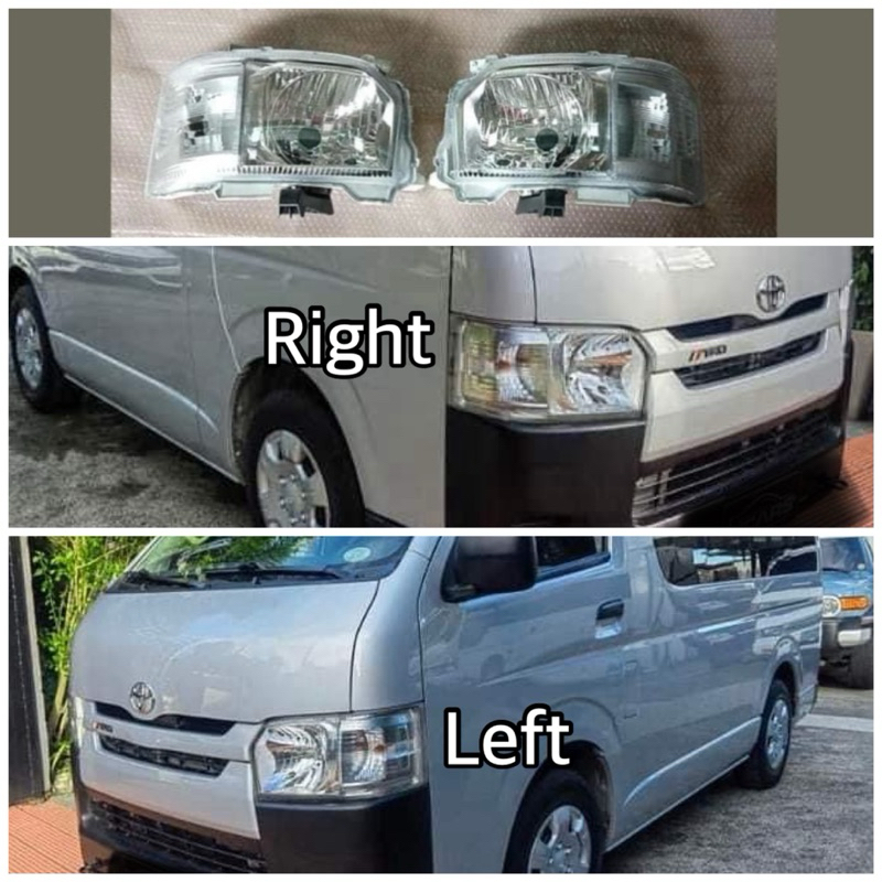 Toyota Hiace Decontent Cargo 2019 - 2024 Head Light Assembly | Shopee ...