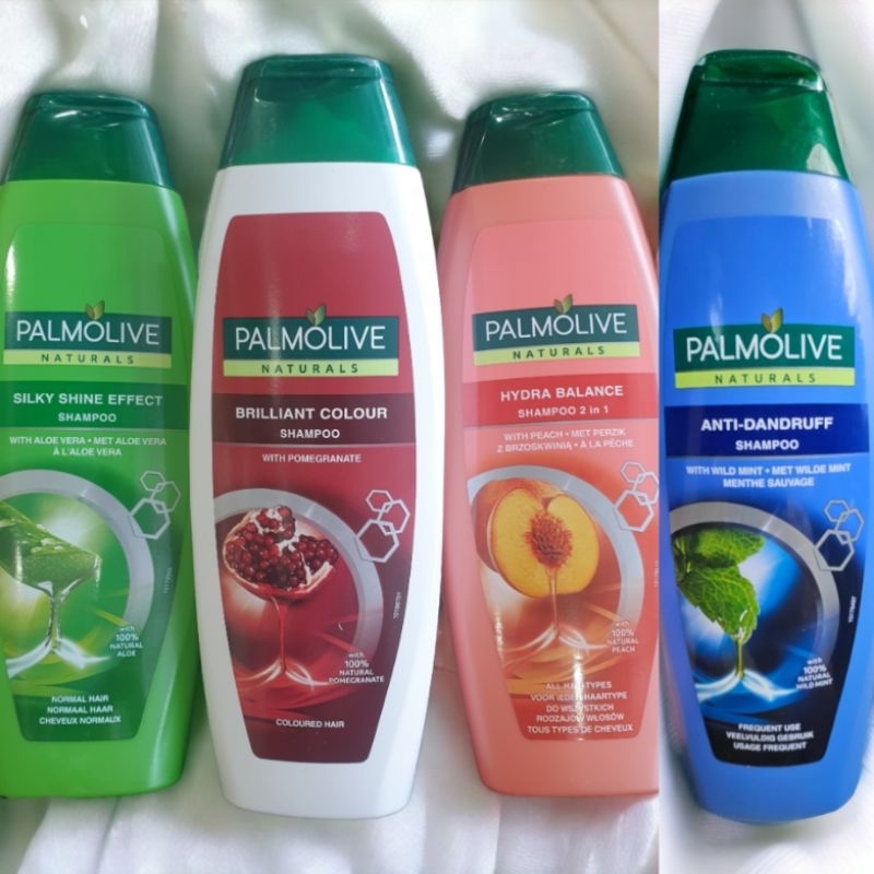PALMOLIVE Shampoo 350mL(Brilliant Color, Hydra-Balance 2-in-1, Silky ...