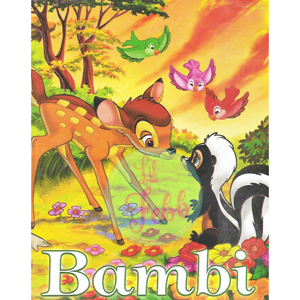 Story Book / Coloring Book Tagalog English (Bambi) | Shopee Philippines