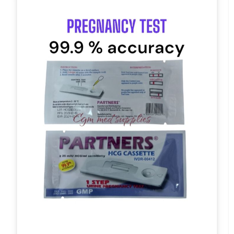PREGNANCY TEST PARTNERS PER PC. | Shopee Philippines