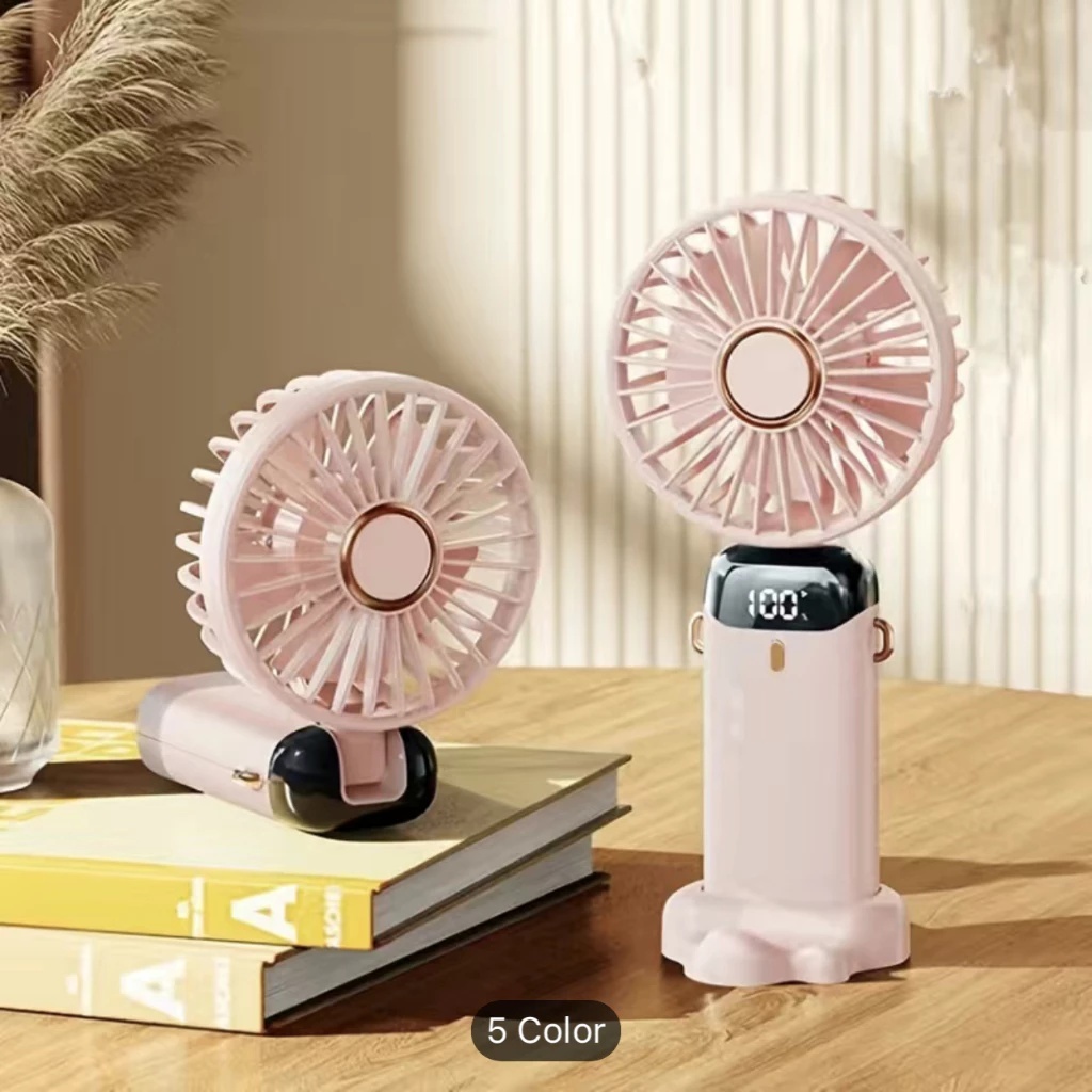 6000MAH USB ourdoor foldable portable handheld fan classroom office ...