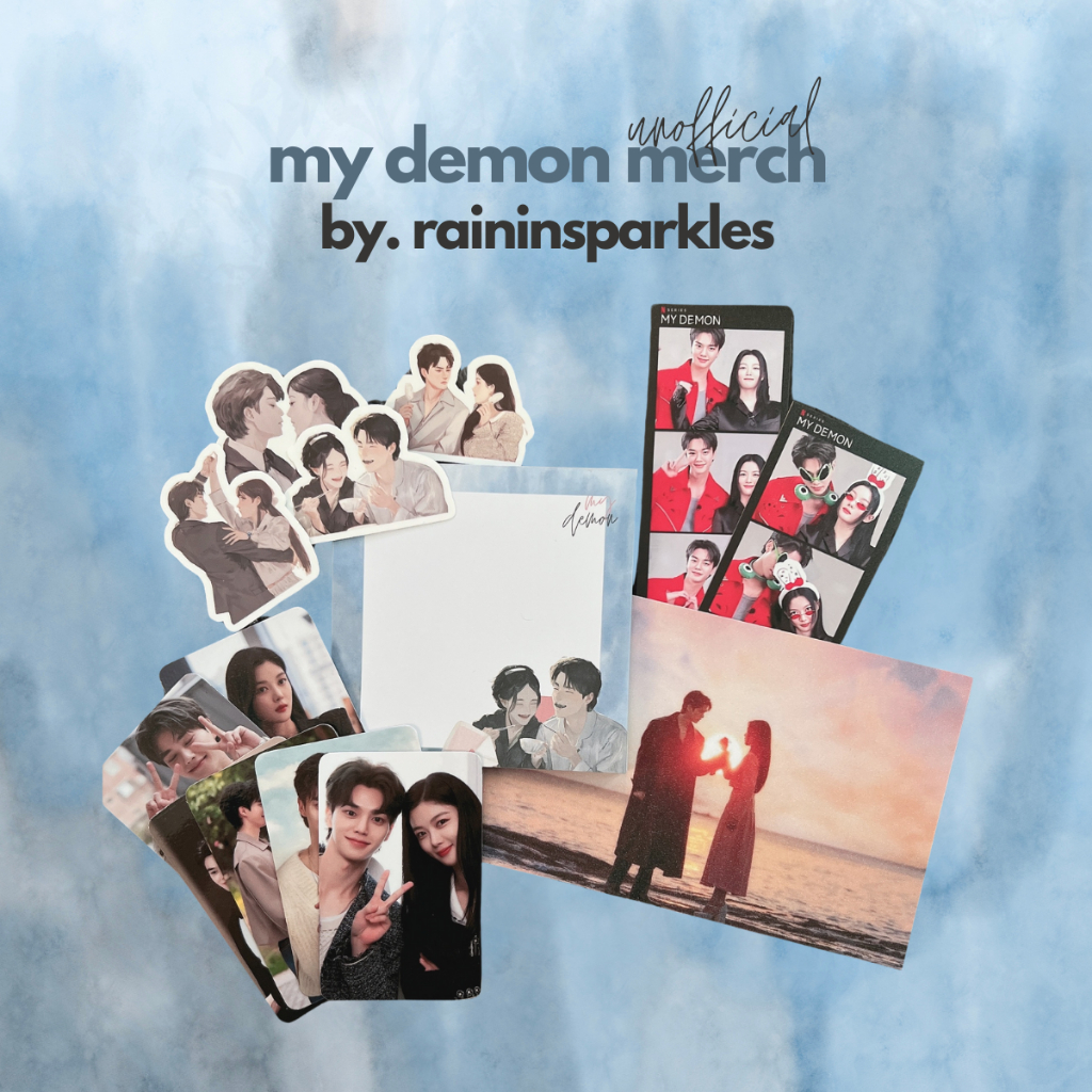 MY DEMON Kdrama Fanmade Merch - Song Kang, Kim Yoo Jung | Shopee ...