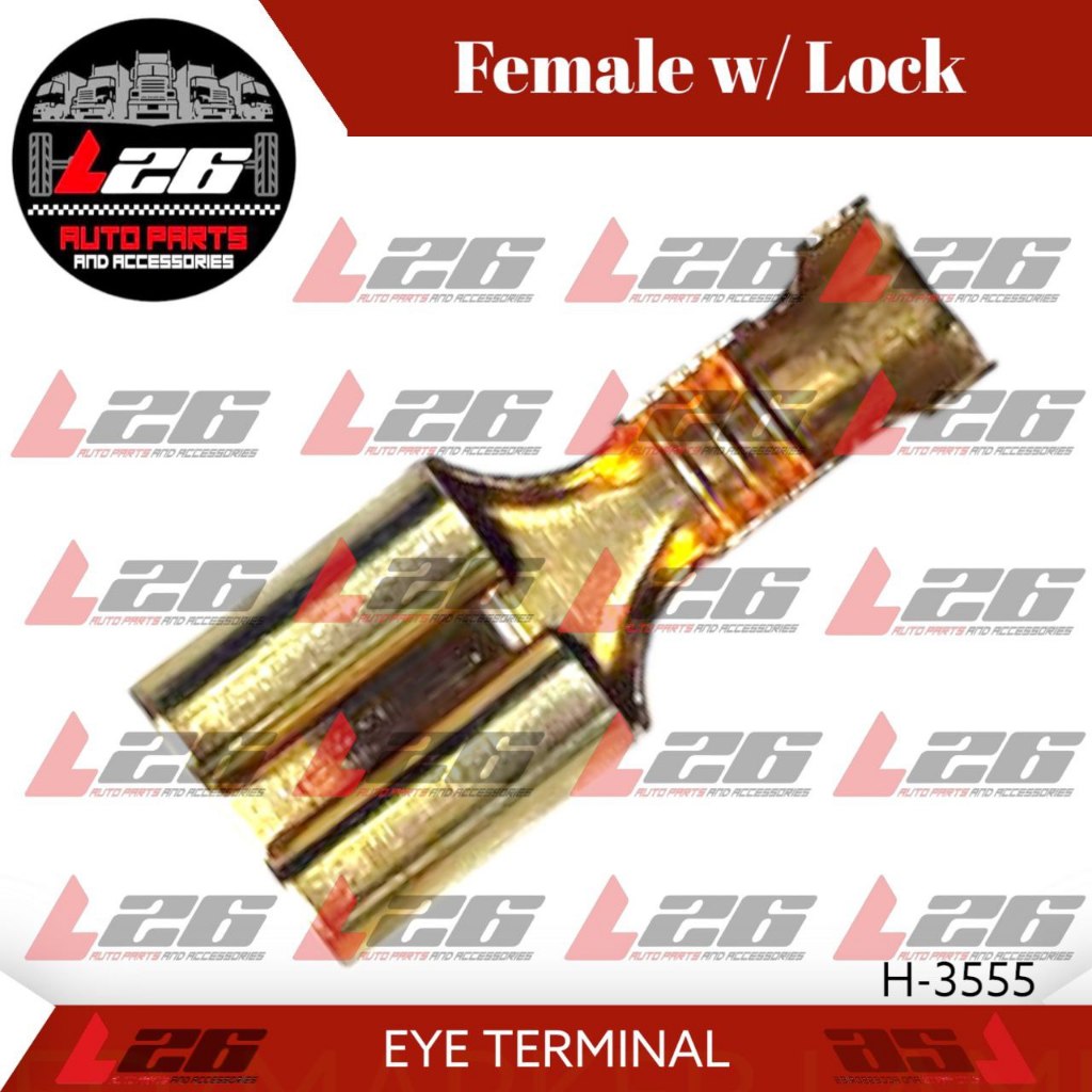 150pcs UTILUX TERMINAL Female with lock Spade Connector Wire Crimp ...