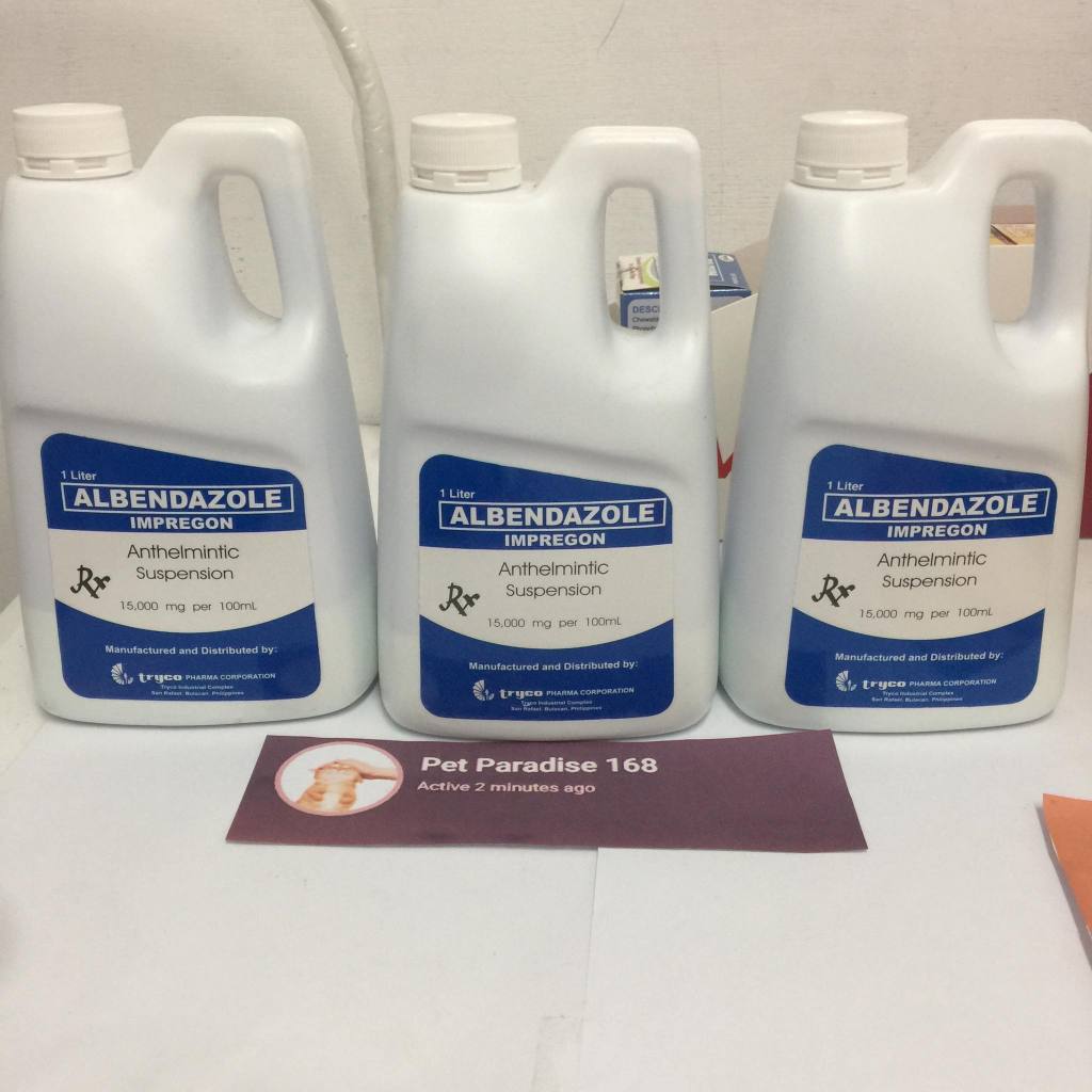 ALBENDAZOLE Impregon 15% for animal worm infestations (control of ...