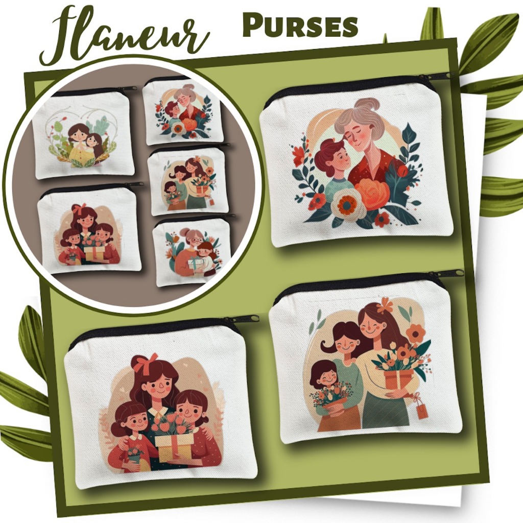 Mom Gift Mothers Day Design Cute Katsa Coin Souvenir Purse Giveaways ...
