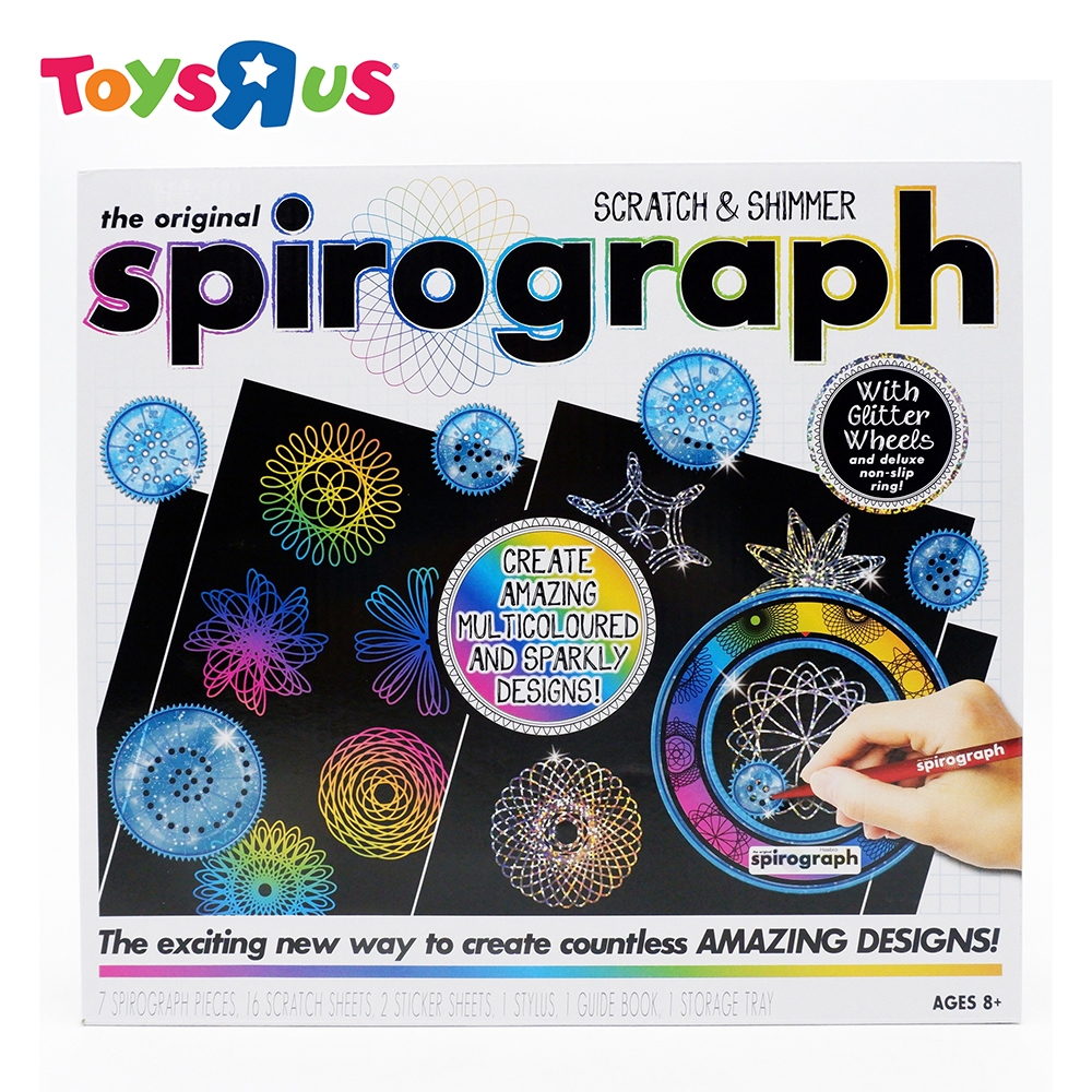The Original Spirograph Scratch & Shimmer Design Set | Shopee Philippines