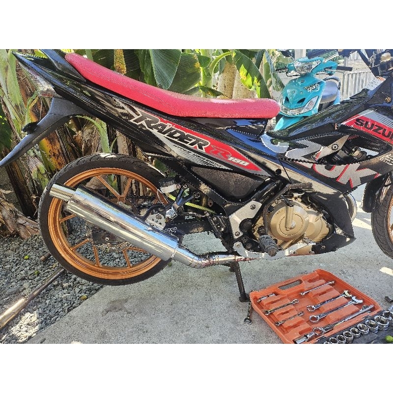 Stainless Stock Pipe for R150(full set) | Shopee Philippines