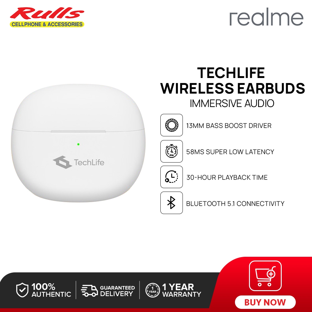 Realme TechLife Wireless Earbuds | Shopee Philippines