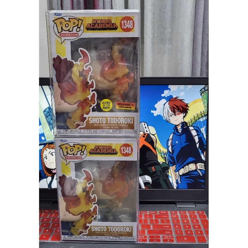 Funko Pop! My Hero Academia: 1348 Shoto Todoroki - Regular and GITD ...