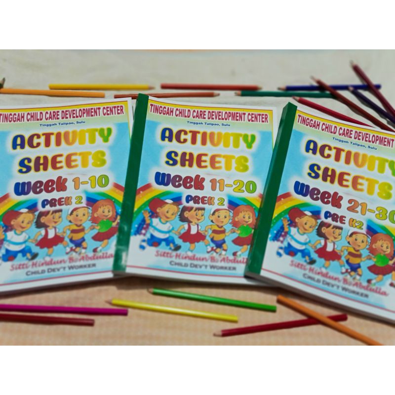 Weekly Activity Sheets for PreK2 | Shopee Philippines