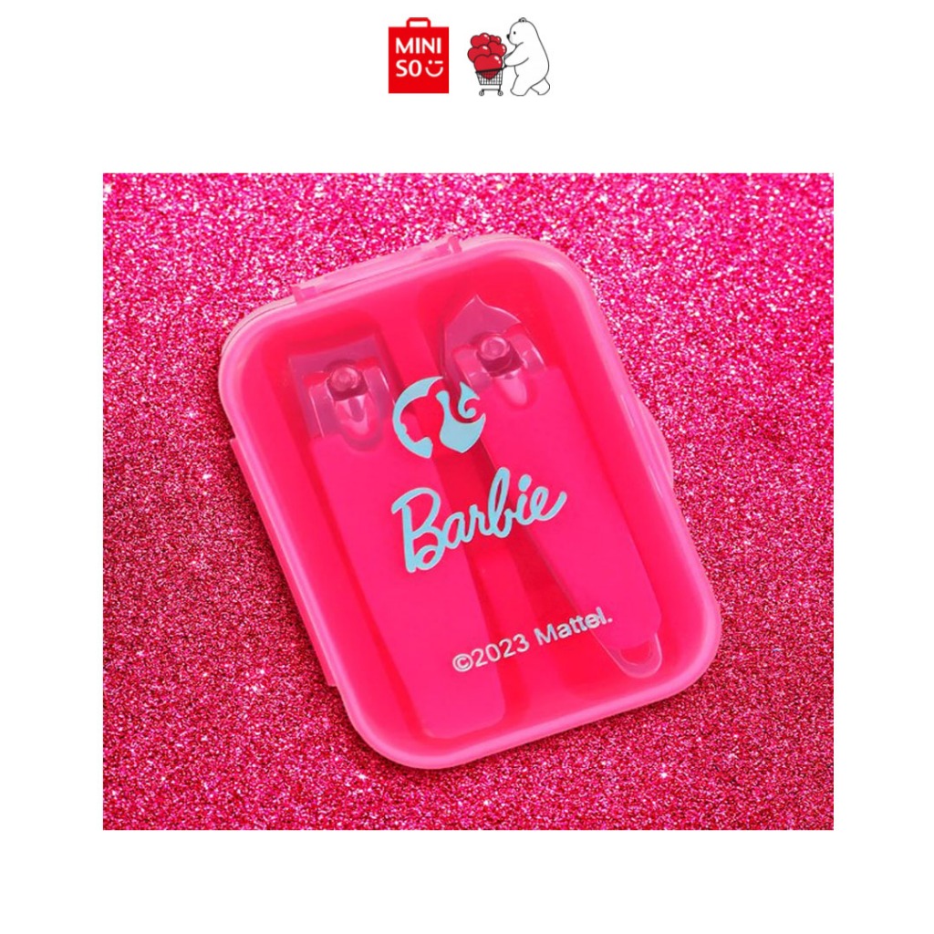 MINISO Barbie Collection Nail Clippers Set | Shopee Philippines