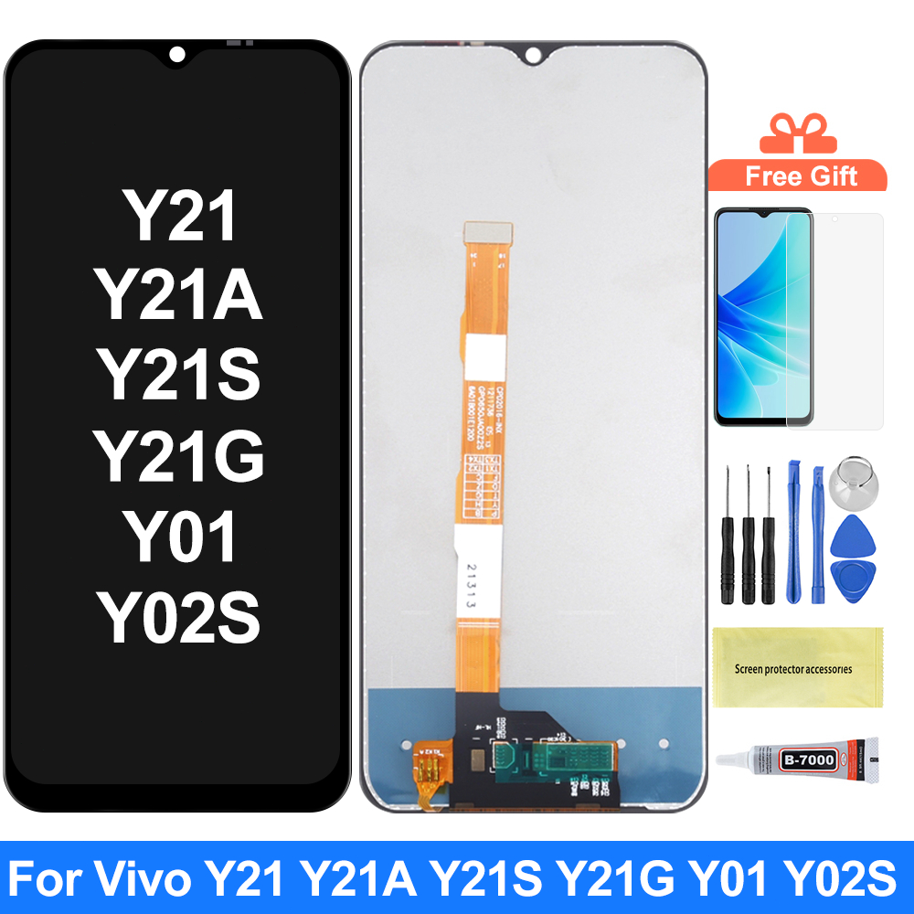 Screen LCD For Vivo Y21 Y21T Y21E Y21A Y21S Y21G Y01 Y02S Y16 LCD ...