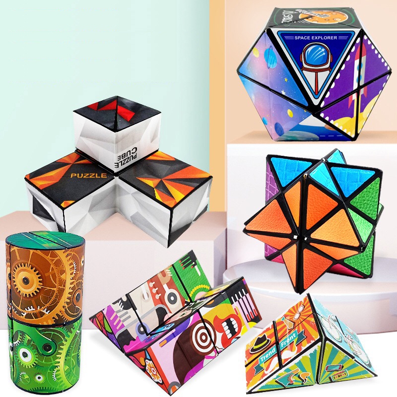 Children's 3D Rubik's Cube Puzzle Toys baby three-dimensional and ...