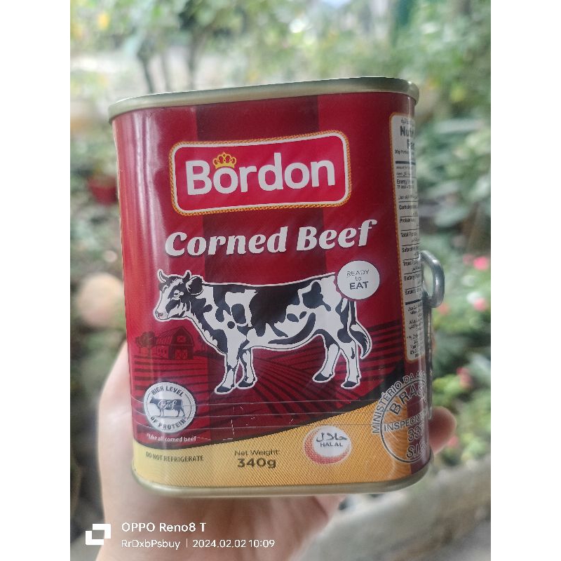 Bordon Corned Beef 340g | Shopee Philippines