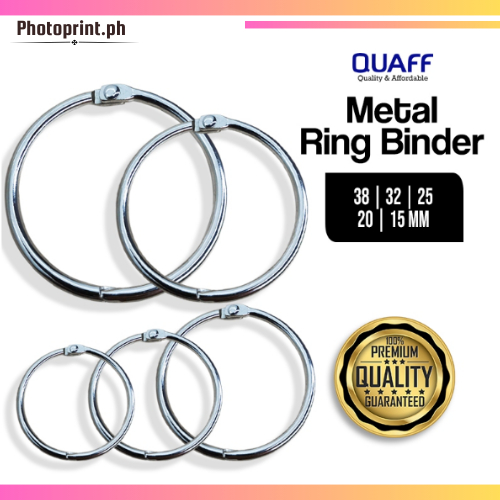 Ring Binder Metal Binding 15mm | 20mm | 25mm | 32mm - 20pcs per pack ...