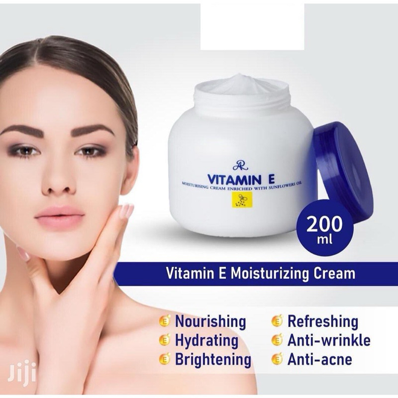 Authentic AR VITAMIN E Moisturizing Cream 200ML with QR Code (Made in ...