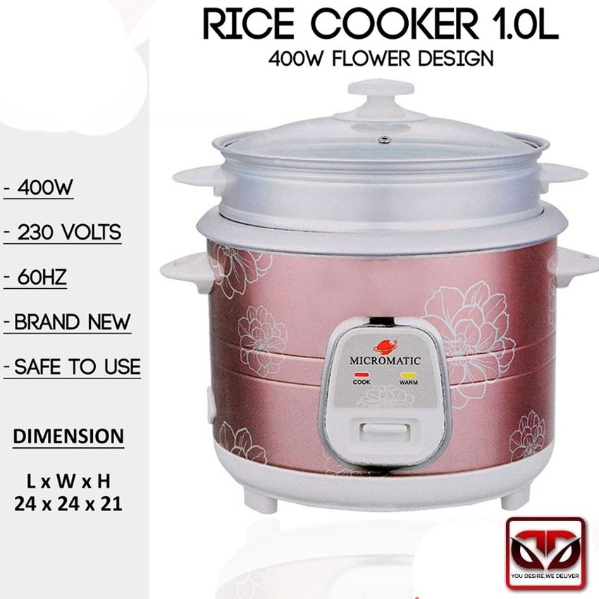 Micromatic MRC-538D Rice Cooker 1.0L | Shopee Philippines