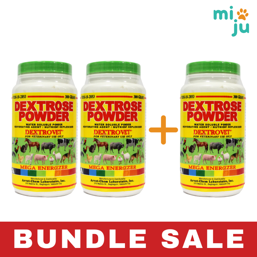 [2+1 BUNDLE] Dextrovet 300g Dextrose Powder | Shopee Philippines