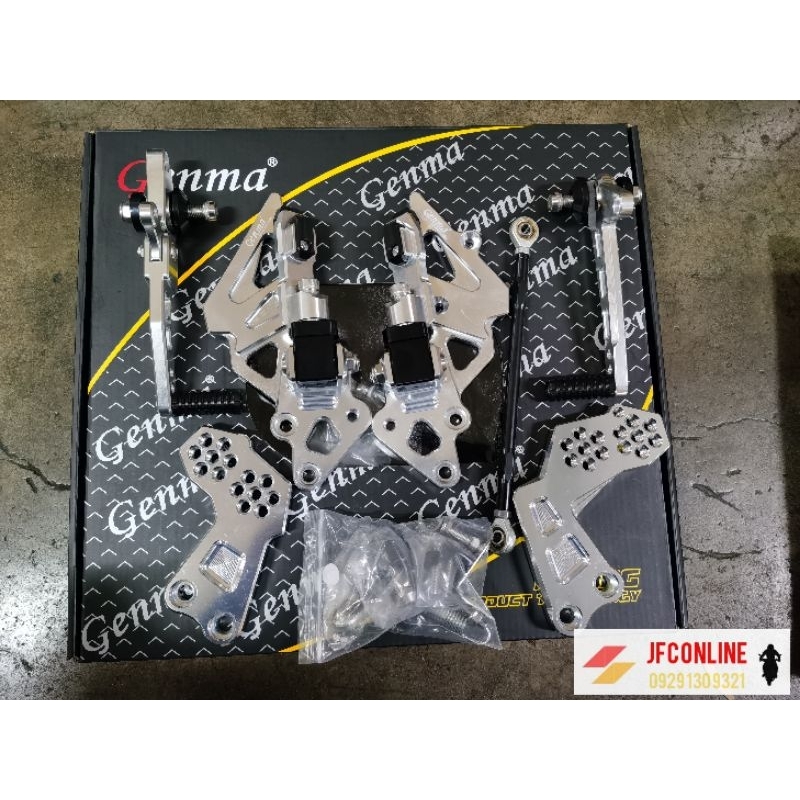 Genma Footrest Single Shifter RearSet Raider R150 Fi R150 Carb Full ...