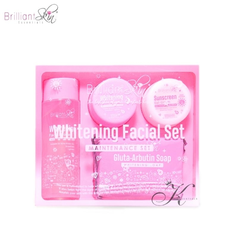 BRILLIANT SKIN WHITENING FACIAL SET (NEW PACK) | Shopee Philippines