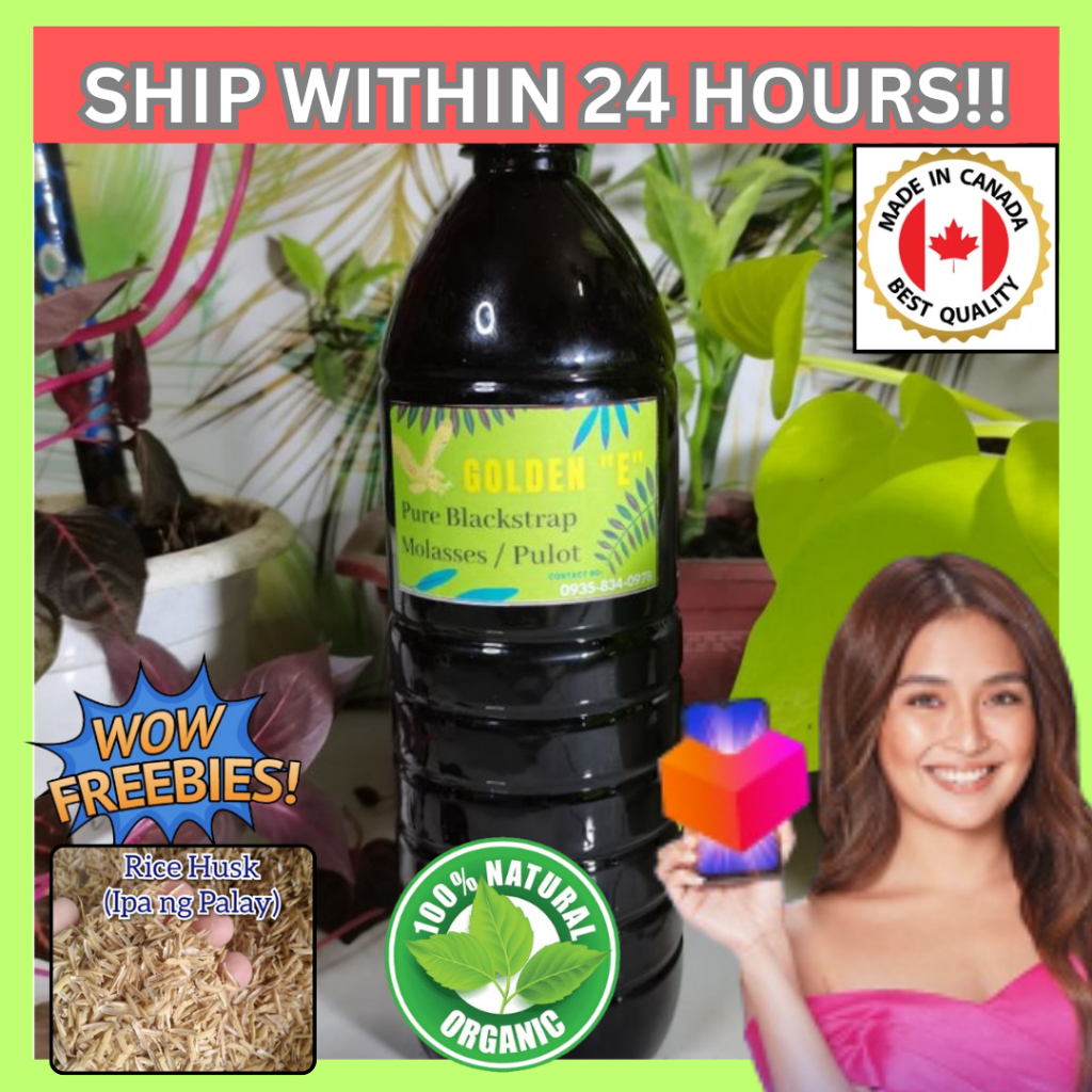 Pure Organic Blackstrap Molasses/Pulot for Animals and Plants. MADE IN ...