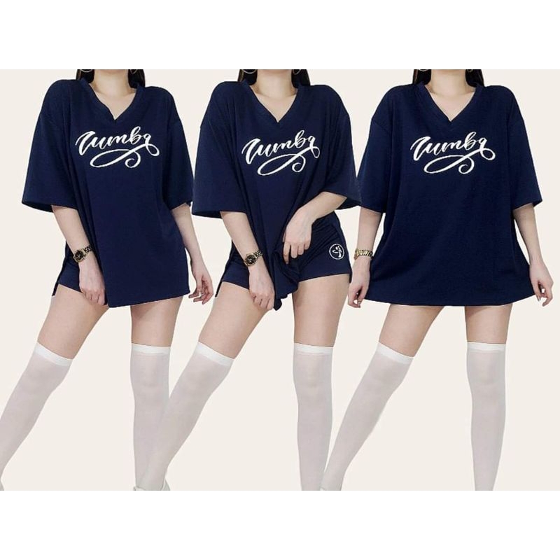 ZUMBA TERNO SHORT OOTD SHIRTDRIFIT | Shopee Philippines