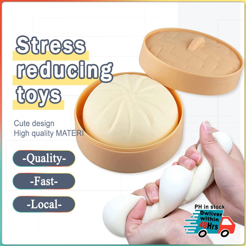 Siopao Ball Squishy Ball Toy Sticky Ball Anti Atress Ball Fidget With ...