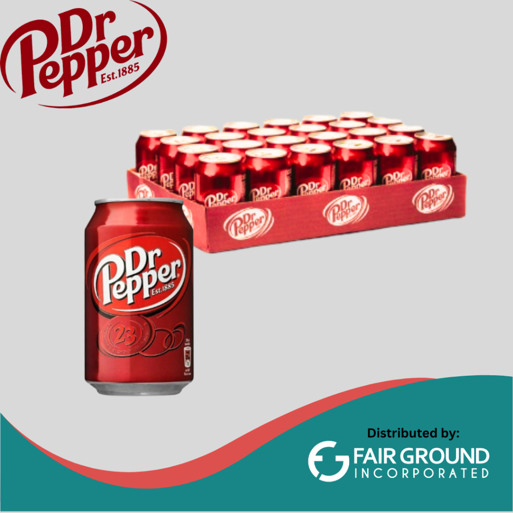 Dr.Pepper Sparkling Soda Box 355ml*24 | Shopee Philippines