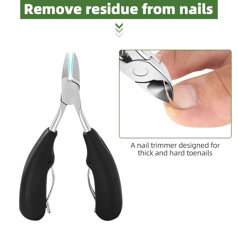 Toenail Nail Clipper U-shaped False Nail Tips Cutter Stainless Steel ...