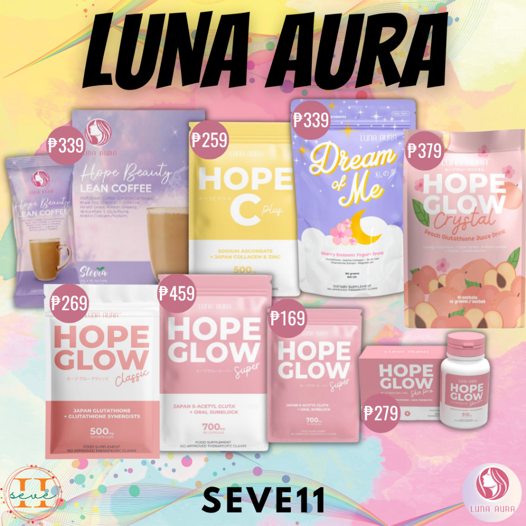 Luna Aura - Hope Glow, Hope Glow Super, Dream of Me, Hope C Plus ...