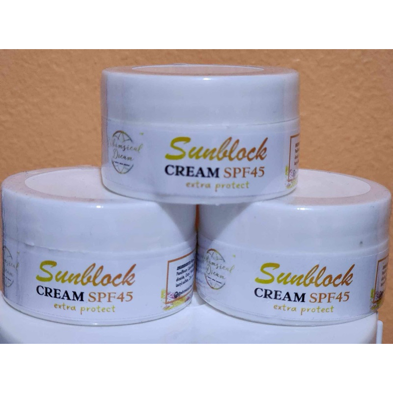 SUNBLOCK CREAM SPF45 (BUNDLE OF THREE) 10GRAMS | Shopee Philippines