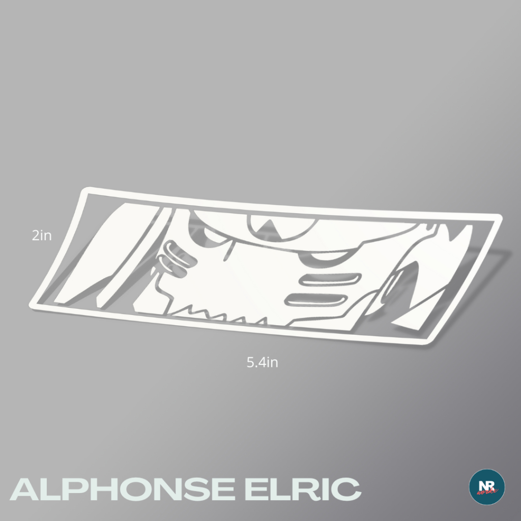 Alphonse Elric Fullmetal Alchemist Vinyl Decal Anime FMA Waterproof ...