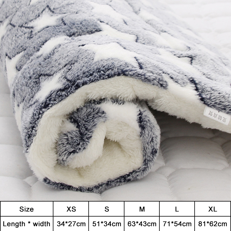 Pet dog bed mat soft sleeping bed for cat washable pet mat cushion for ...