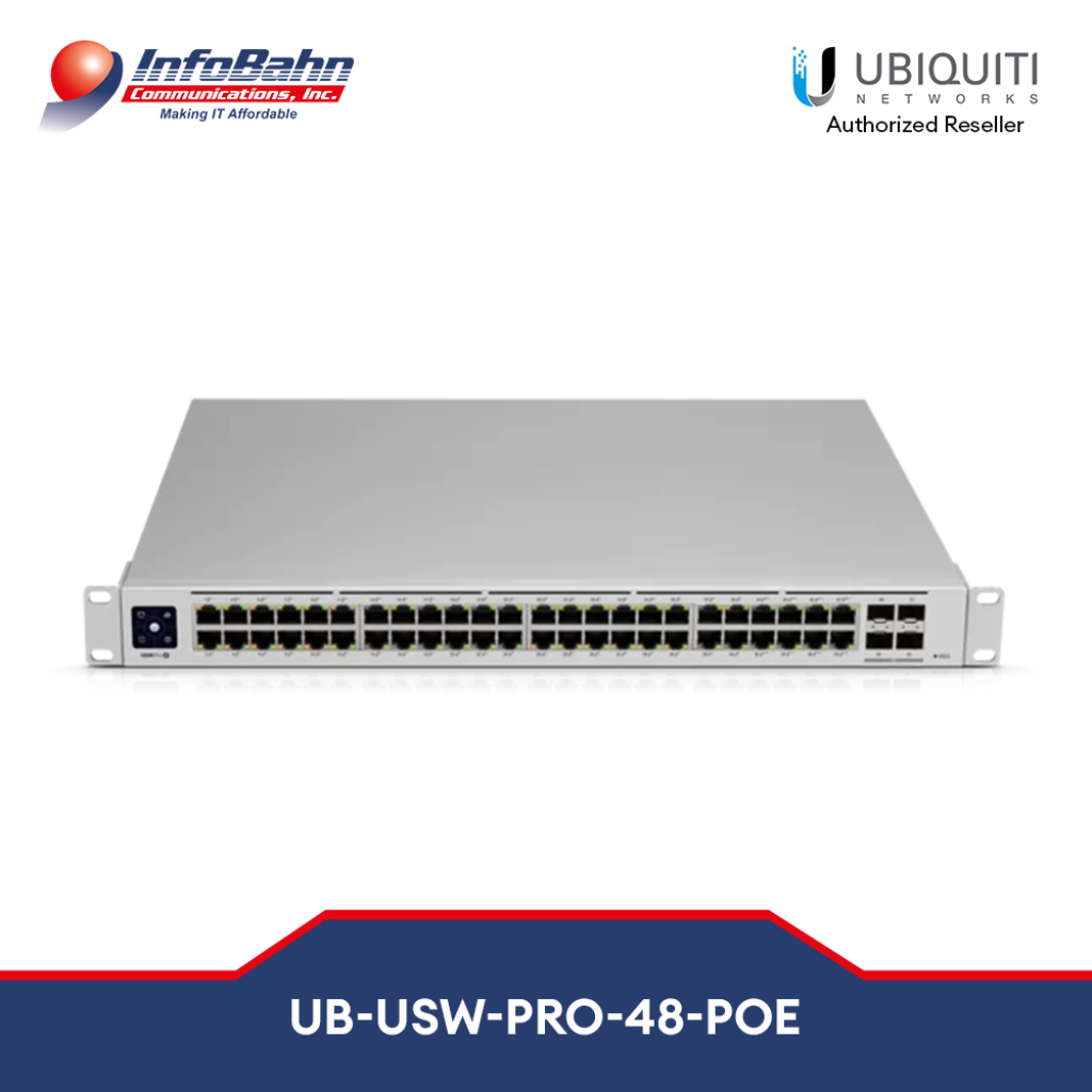 Ubiquiti USW-PRO-48-POE 48-port, Layer 3 switch high-power PoE++ output | USW-PRO-48-POE ...