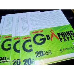 ADVANCE GRAPHING PAPER (20sheets per PACK) SOLD PER PACK | Shopee ...