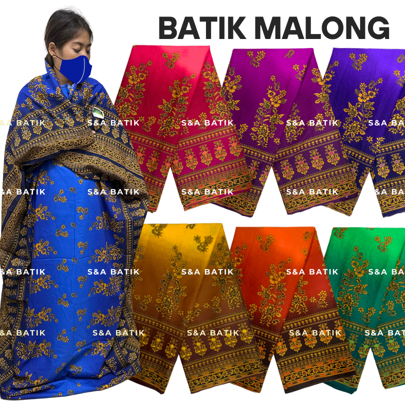 D-10 BATIK ETHNIC DESIGNS COTTON MALONG/BLANKET/KUMOT DOUBLE SIZE MADE ...