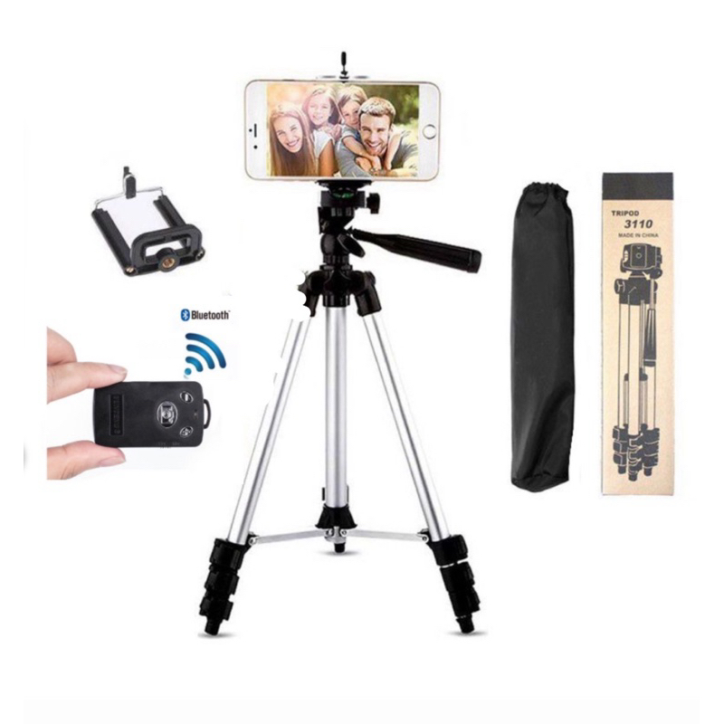 Y3110 Tripod Portable Camera Selfie Stick with Free Holder/Bluetooth ...
