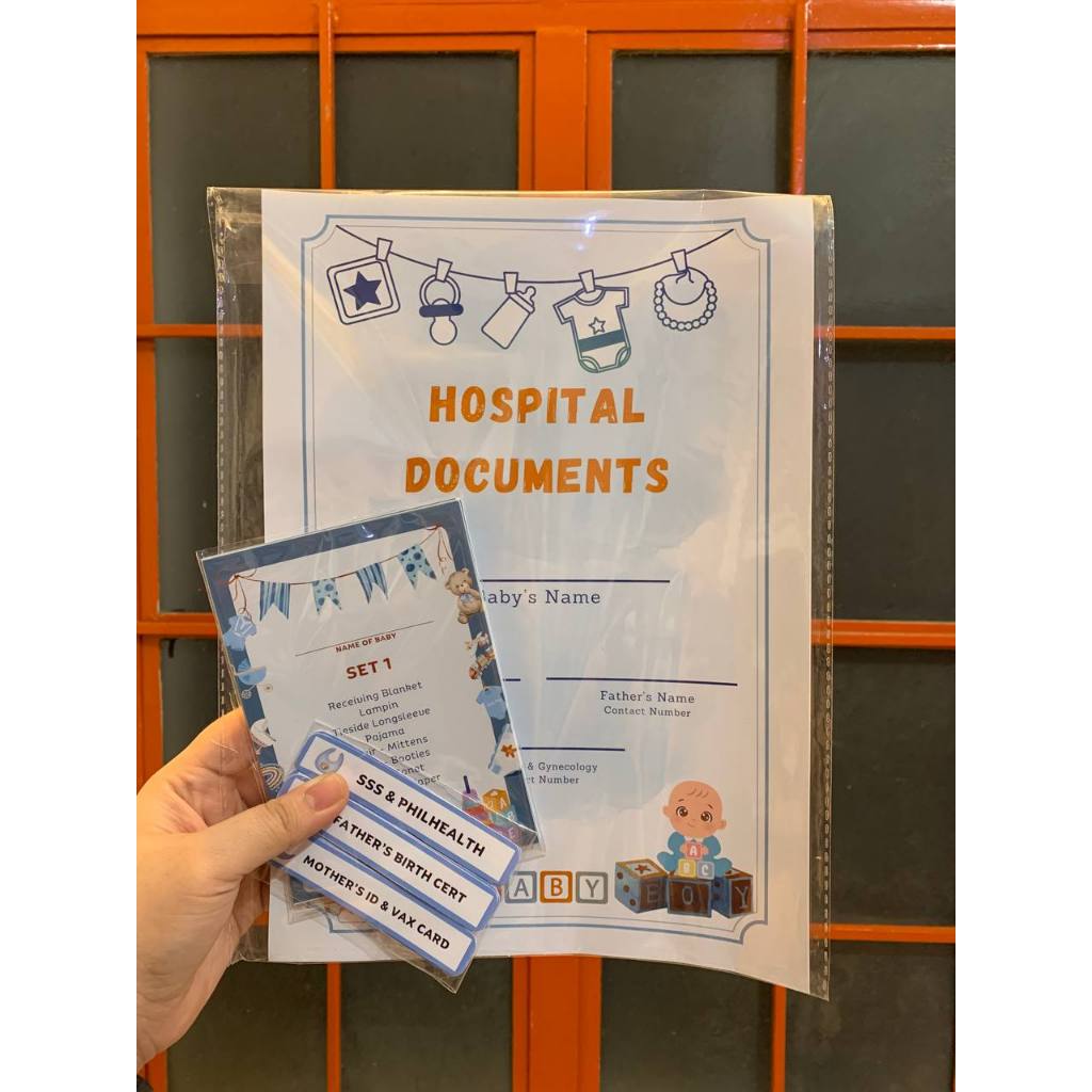 Hospital Bag Checklist Label Stickers for Girl and Boy Babies Free add ...