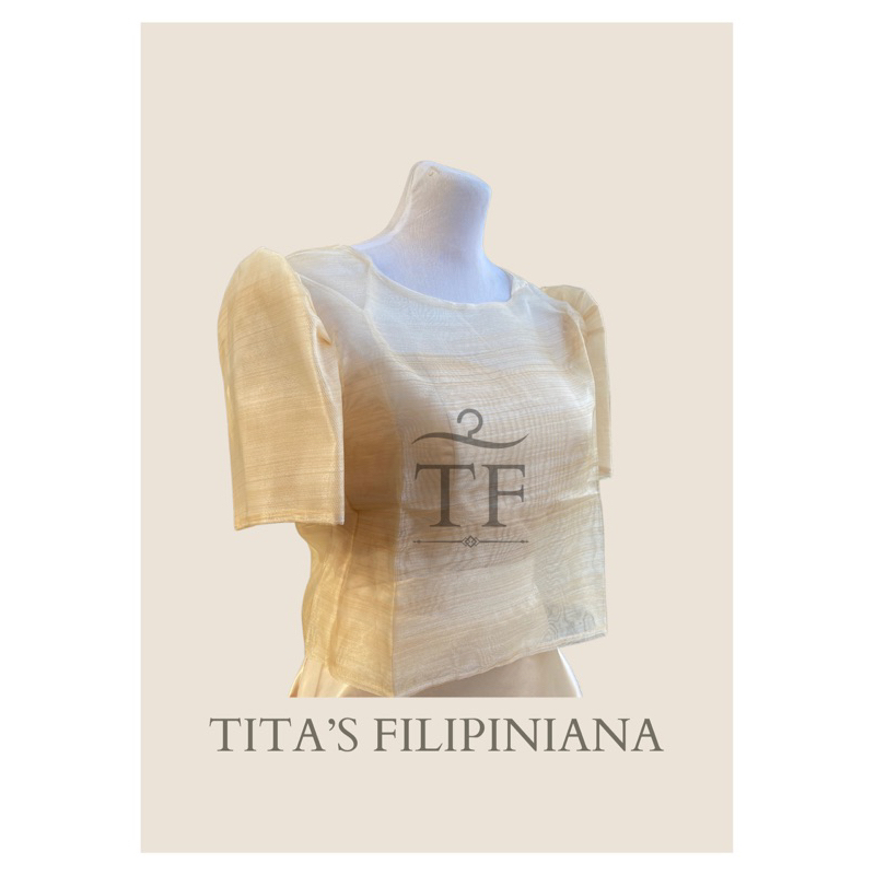 Kimona Modern Filipiniana Top | Shopee Philippines