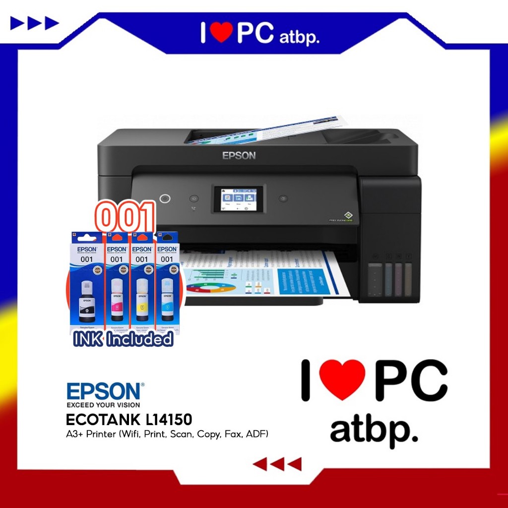 Epson L14150 A3+ Printer (Wifi, Print, Scan, Copy, Fax, Automatic ...