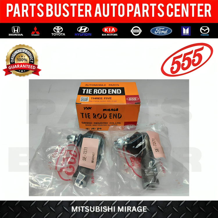 555 Tie Rod End (2pcs) for Mitsubishi Mirage 2012-2022 G4 / Hatchback ...