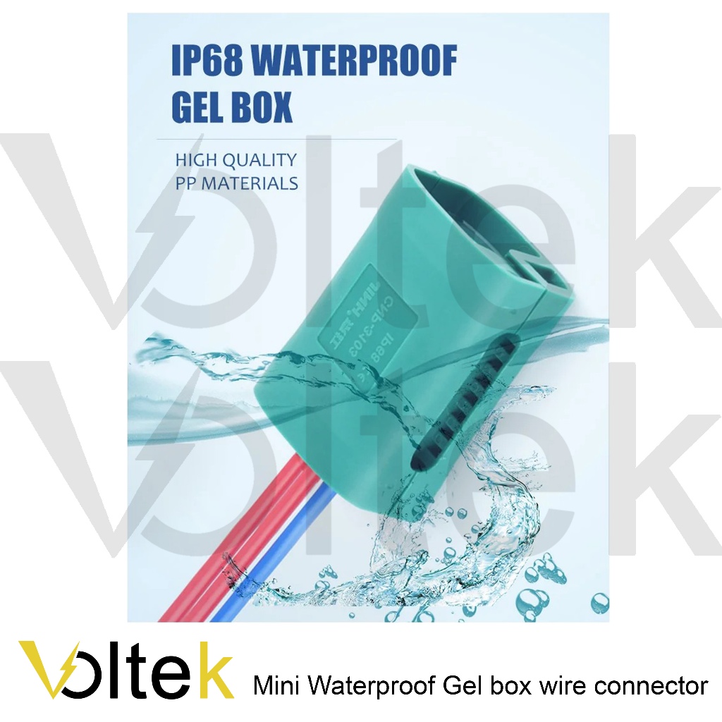 Waterproof Gel Box IP68 wire quick connector terminal block reusable ...