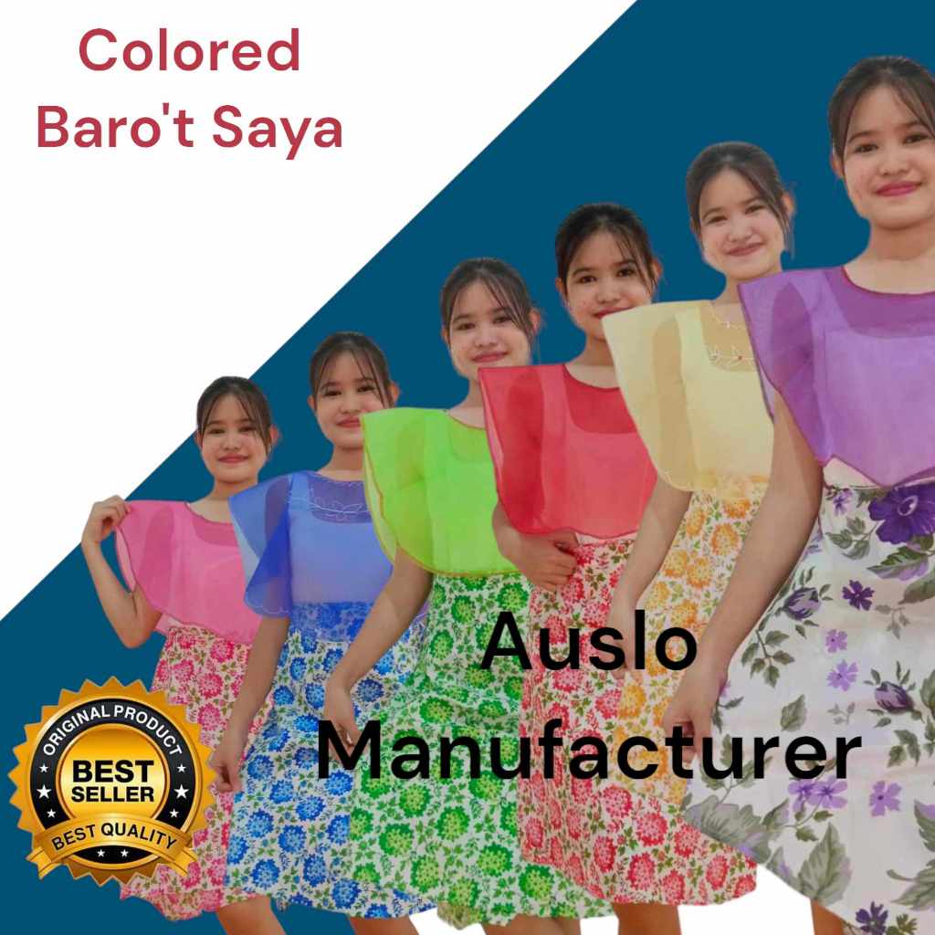 AUSLOFACT2 BUWAN NG WIKA BARO'T SAYA FLORAL DESIGN TERNO COLOR WITH ...
