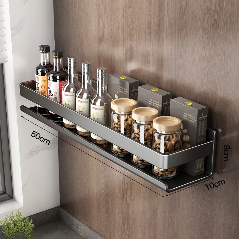 Condiments Organizer Utensils Spice Rack Knife Holder Wall Mounted ...