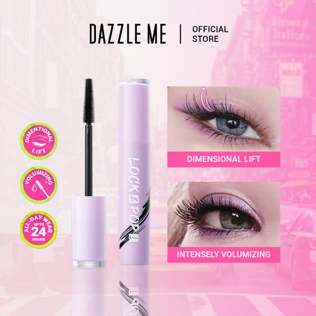 DAZZLE ME Lock and Pop Mascara - Water proof Smudge proof Long Lasting ...