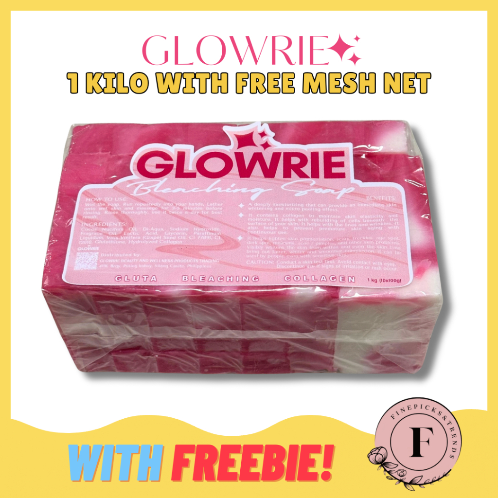 ORIGINAL GLOWRIE - 1 Kilo Bleaching Soap with FREEBIE | Shopee Philippines