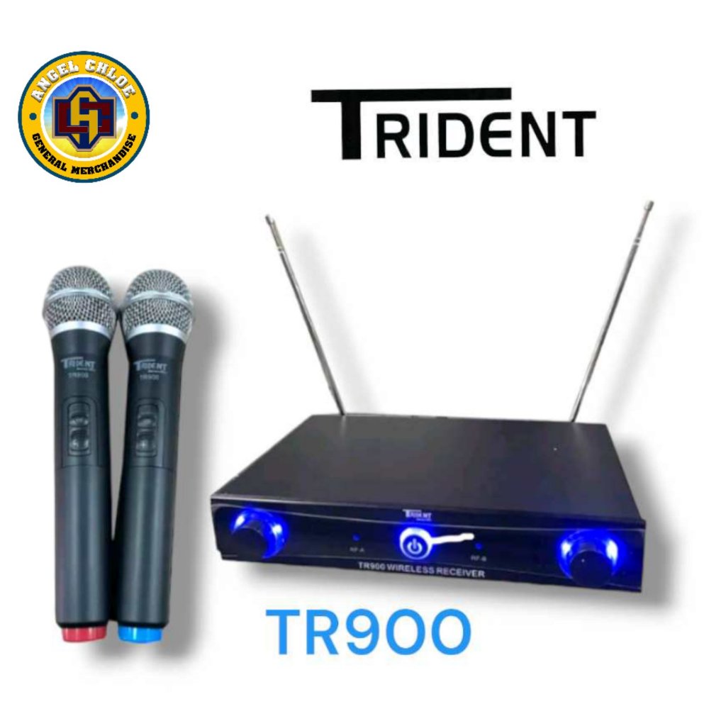 Trident Tr 800 and Tr 900 professional double vhf wireless Mic system ...
