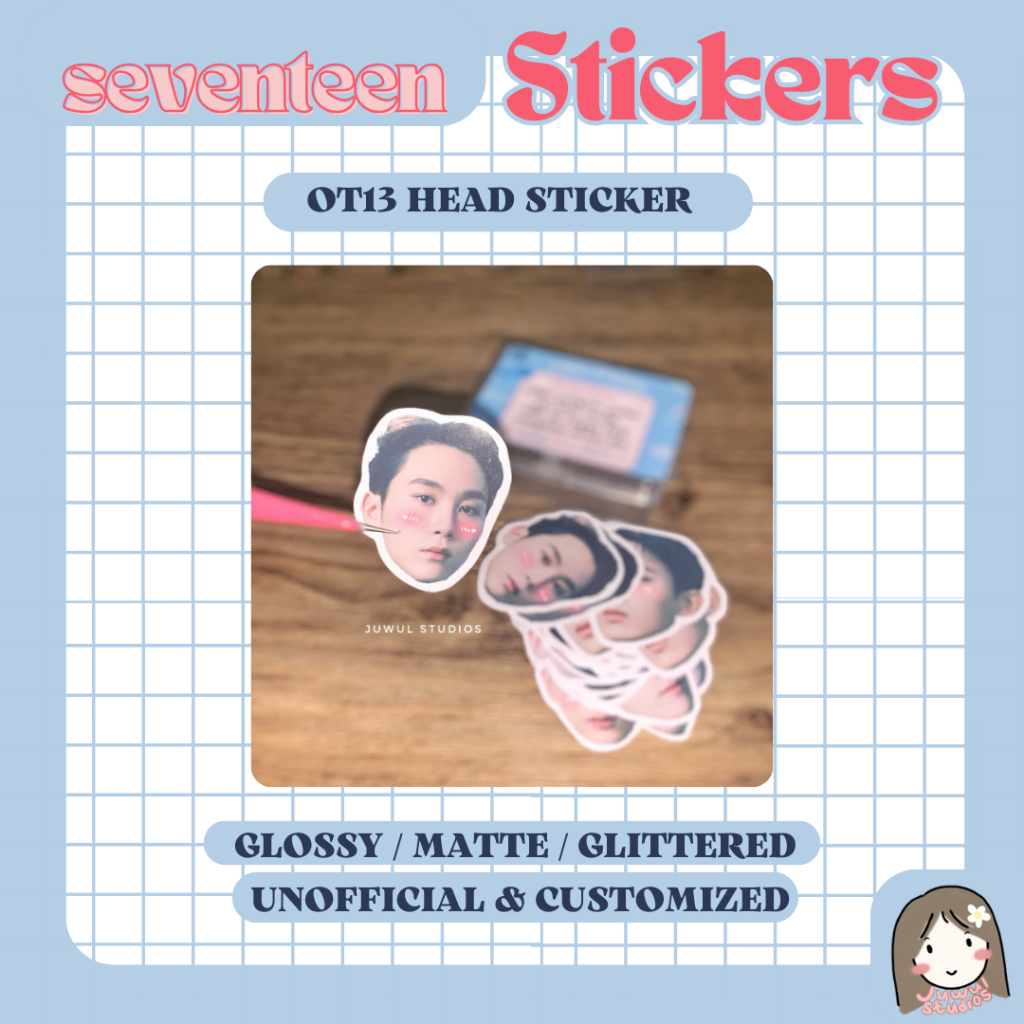 SEVENTEEN OT13 Head Stickers set | Shopee Philippines