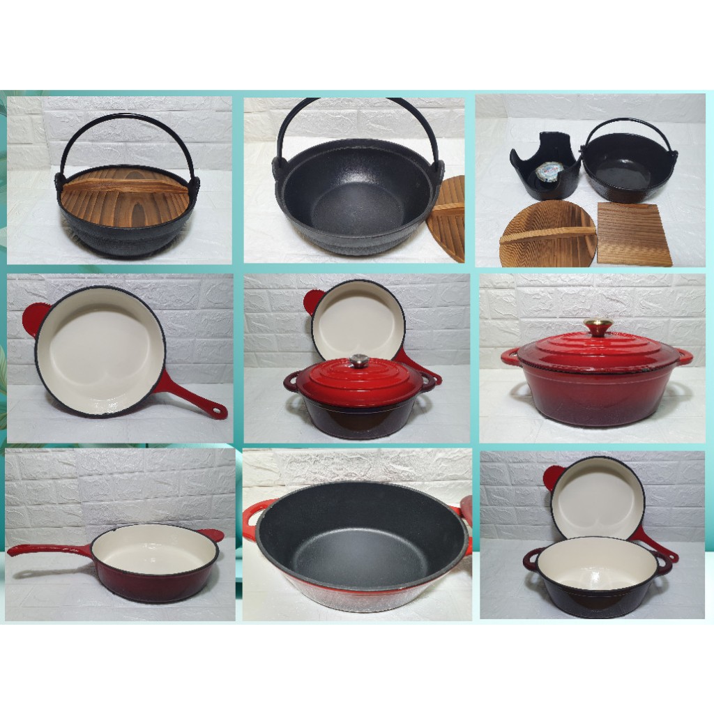 Pure Cast Iron Casserole and Fry Pan from Japan | Shopee Philippines