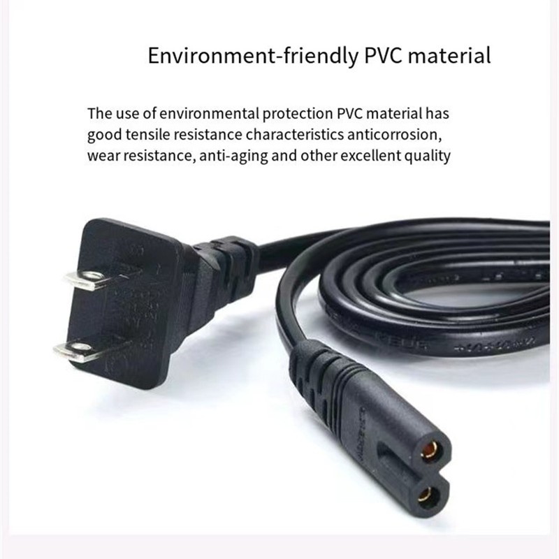 TKK 2 Prong Power Supply Wall Cord For Canon Pixma HP Brother Epson ...